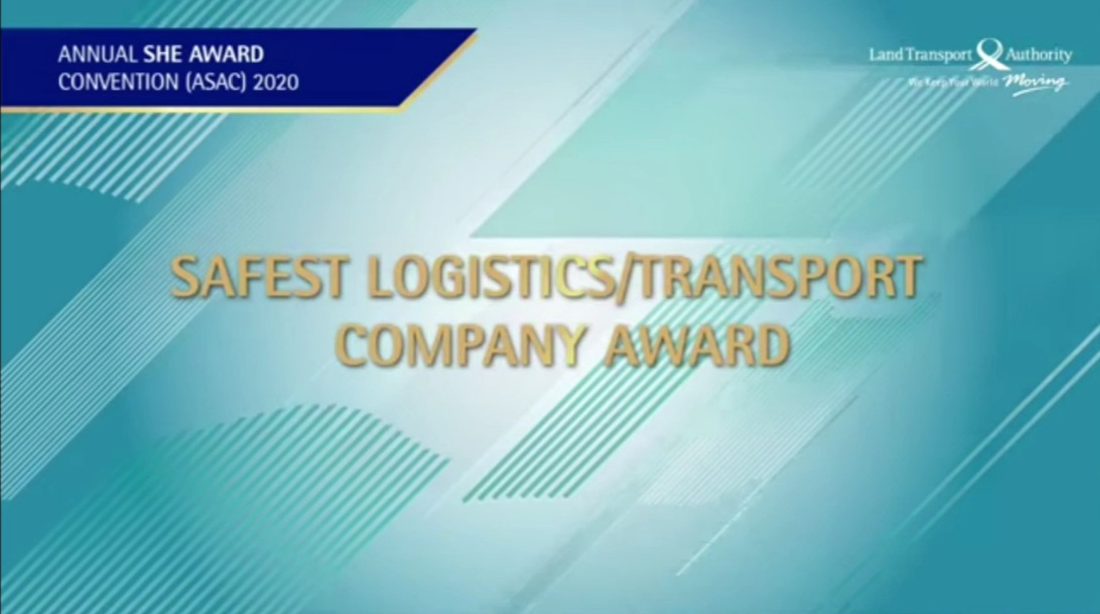 CST awarded Safest Logistics/Transport Company Award in LTA Annual ...